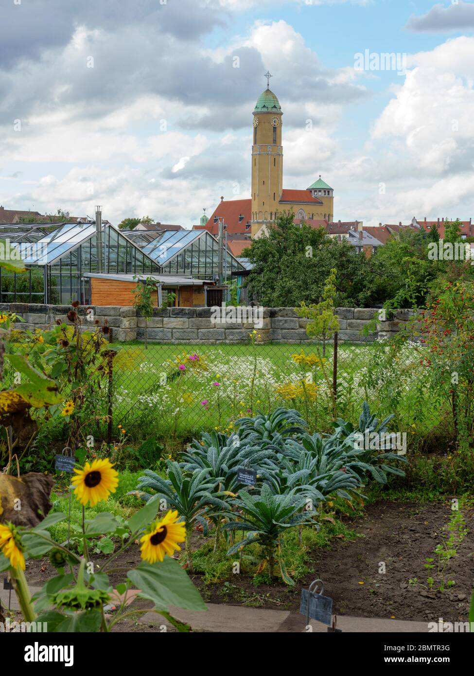 St. Otto Kirche, Gartenstadt, Bamberg, Bayern, Deutschland Stock Photo ...