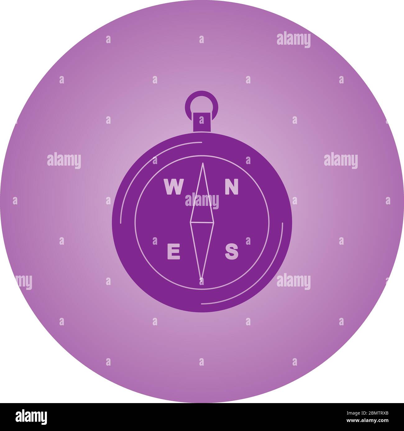 Beautiful Compass Vector Glyph icon Stock Vector Image & Art - Alamy