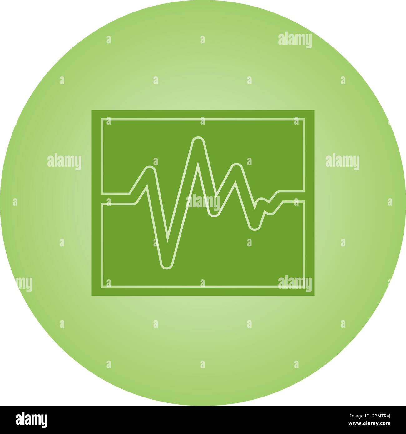 Beautiful ecg vector line icon hi-res stock photography and images - Alamy