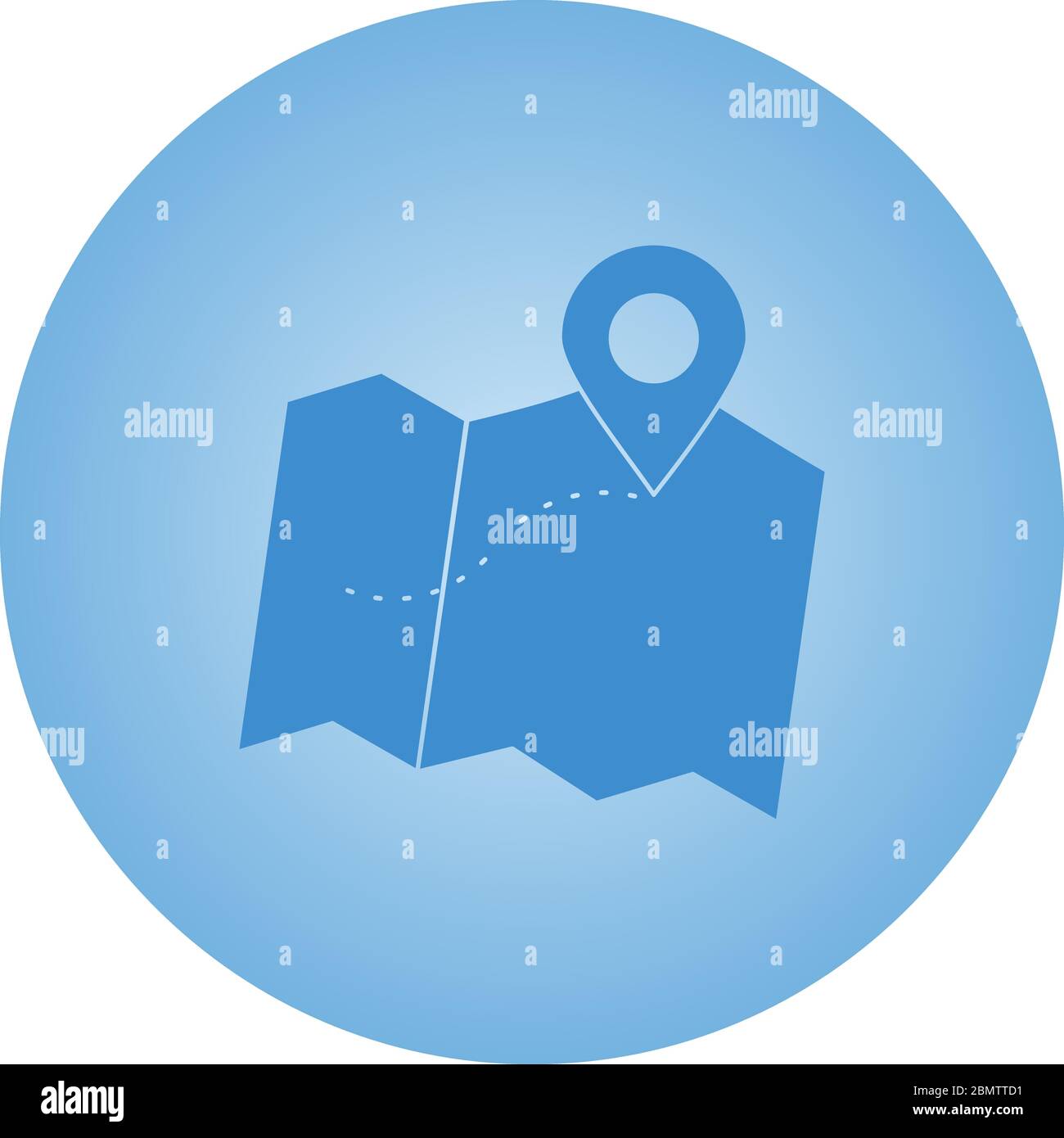 Maps marked Stock Vector Images - Alamy