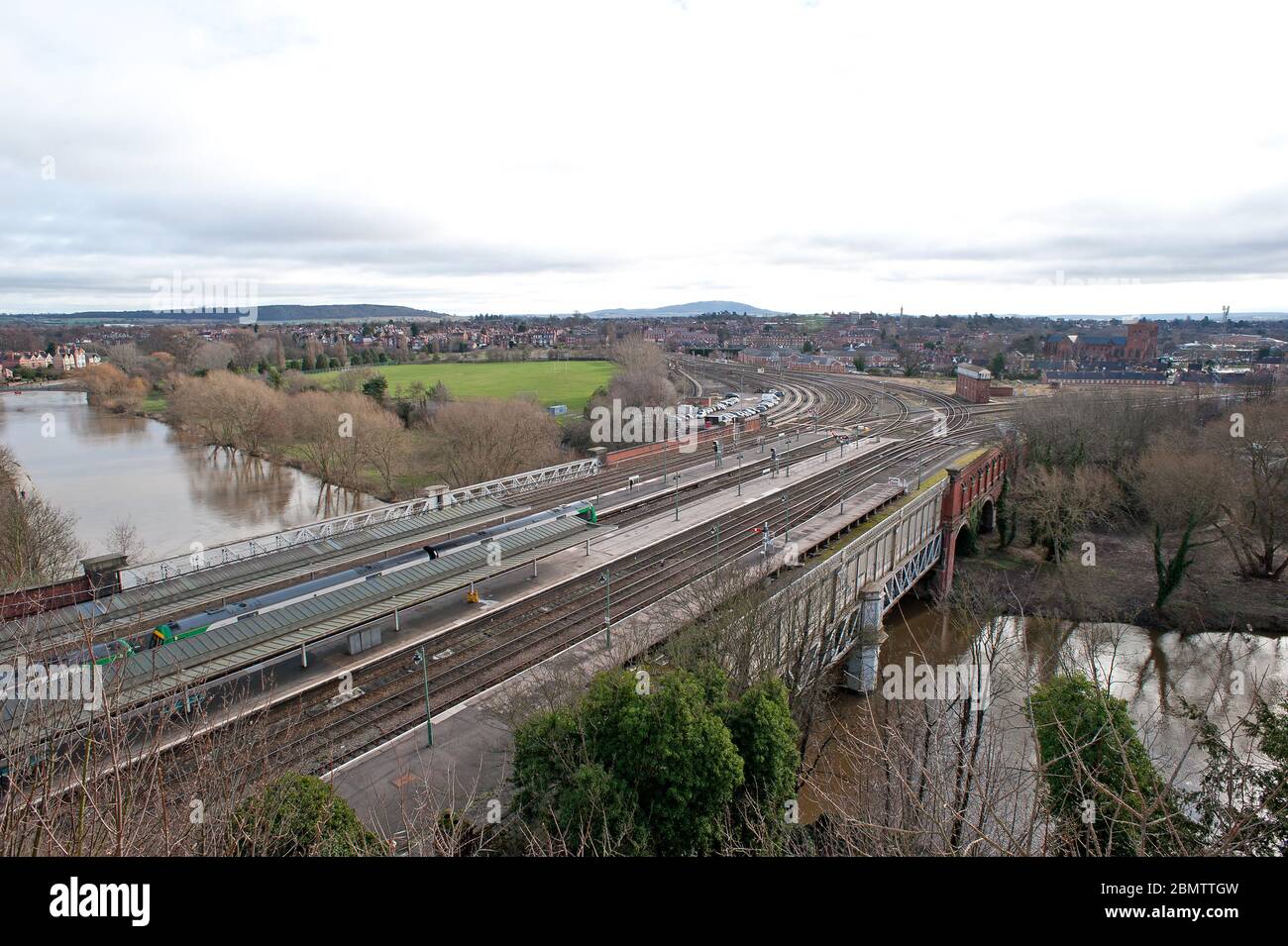 Shrewsbury railway station Stock Photo - Alamy