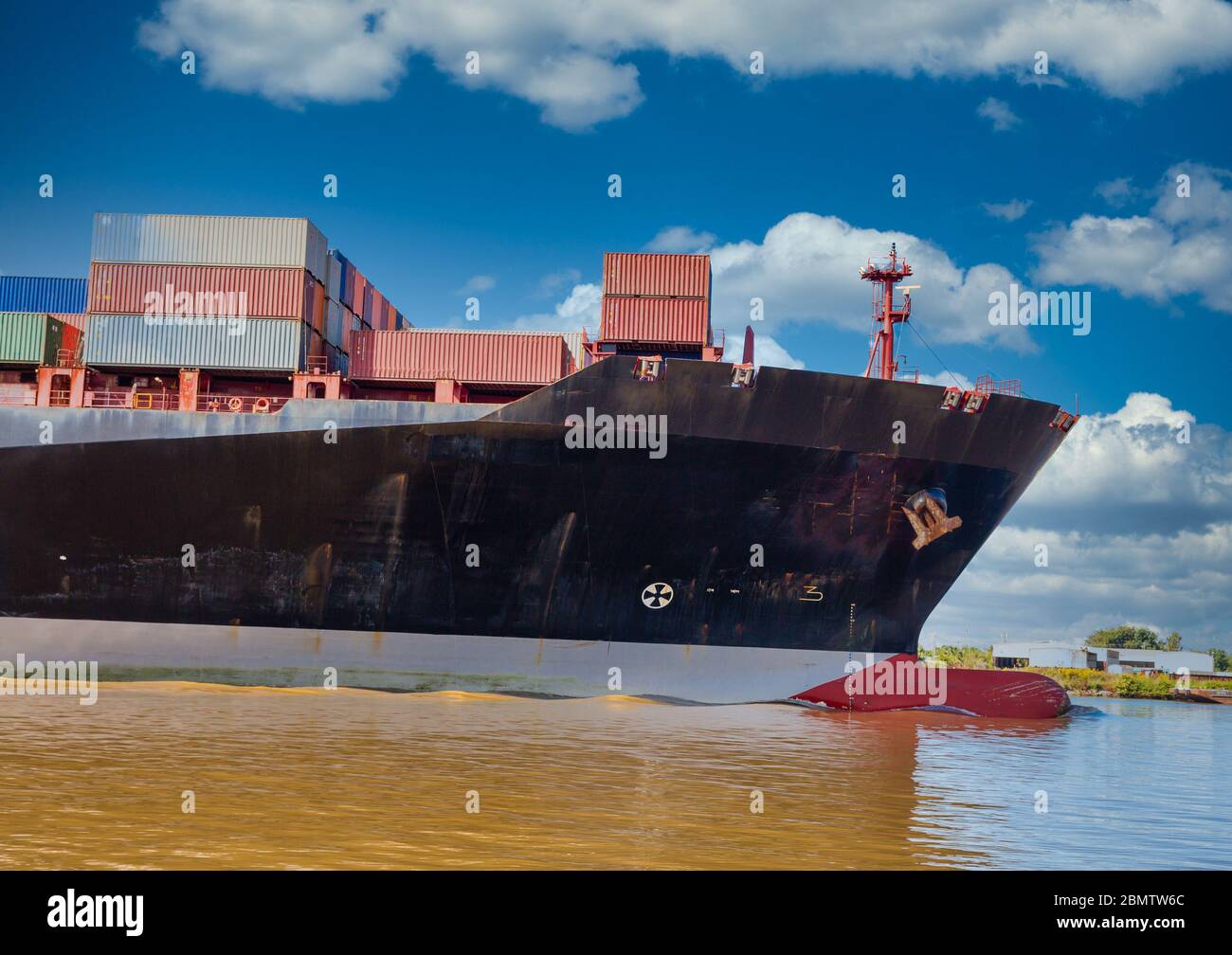 Keel of Huge Freighter Stock Photo - Alamy