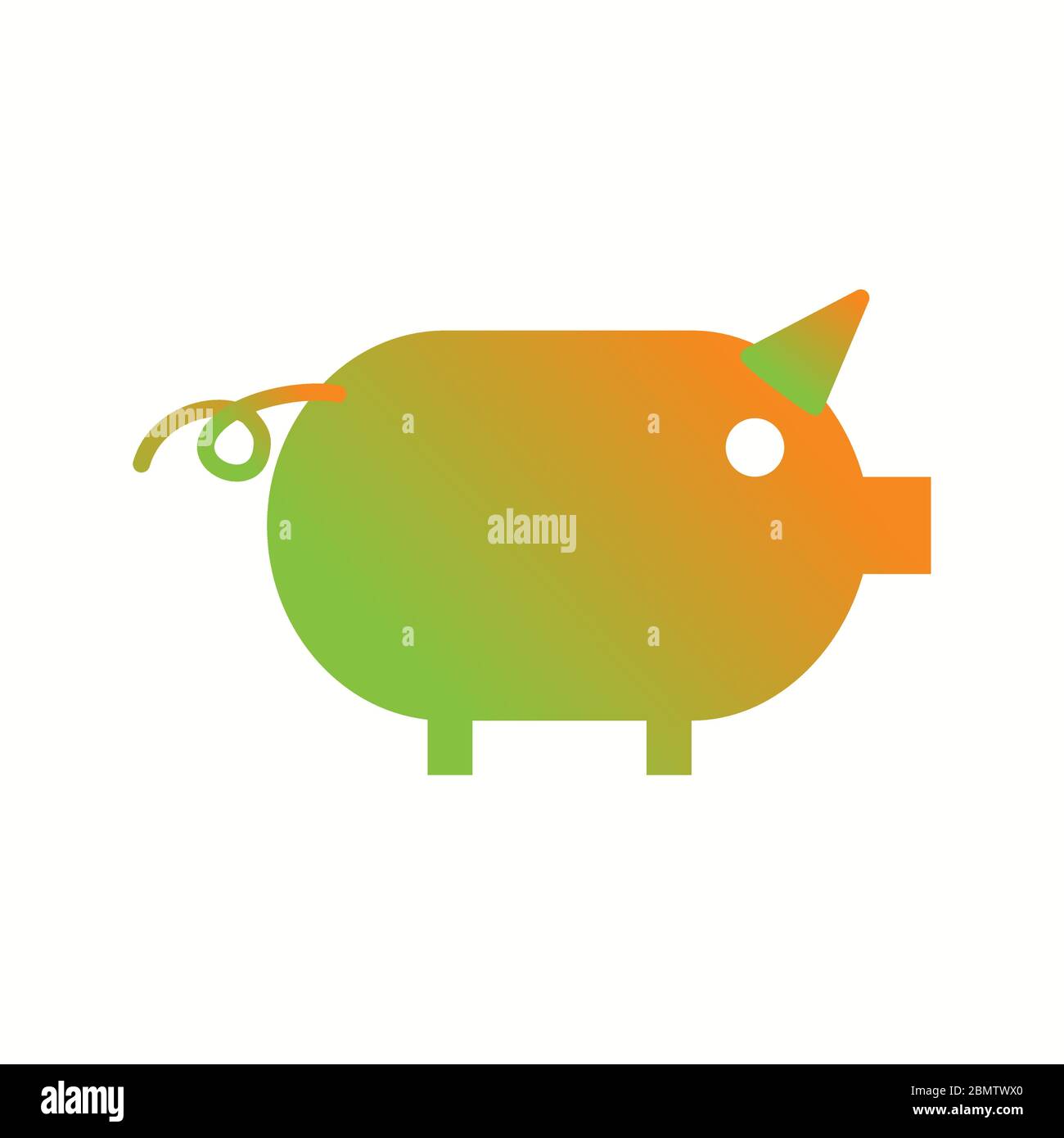Beautiful Piggy Vector Glyph Icon Stock Vector Image & Art - Alamy