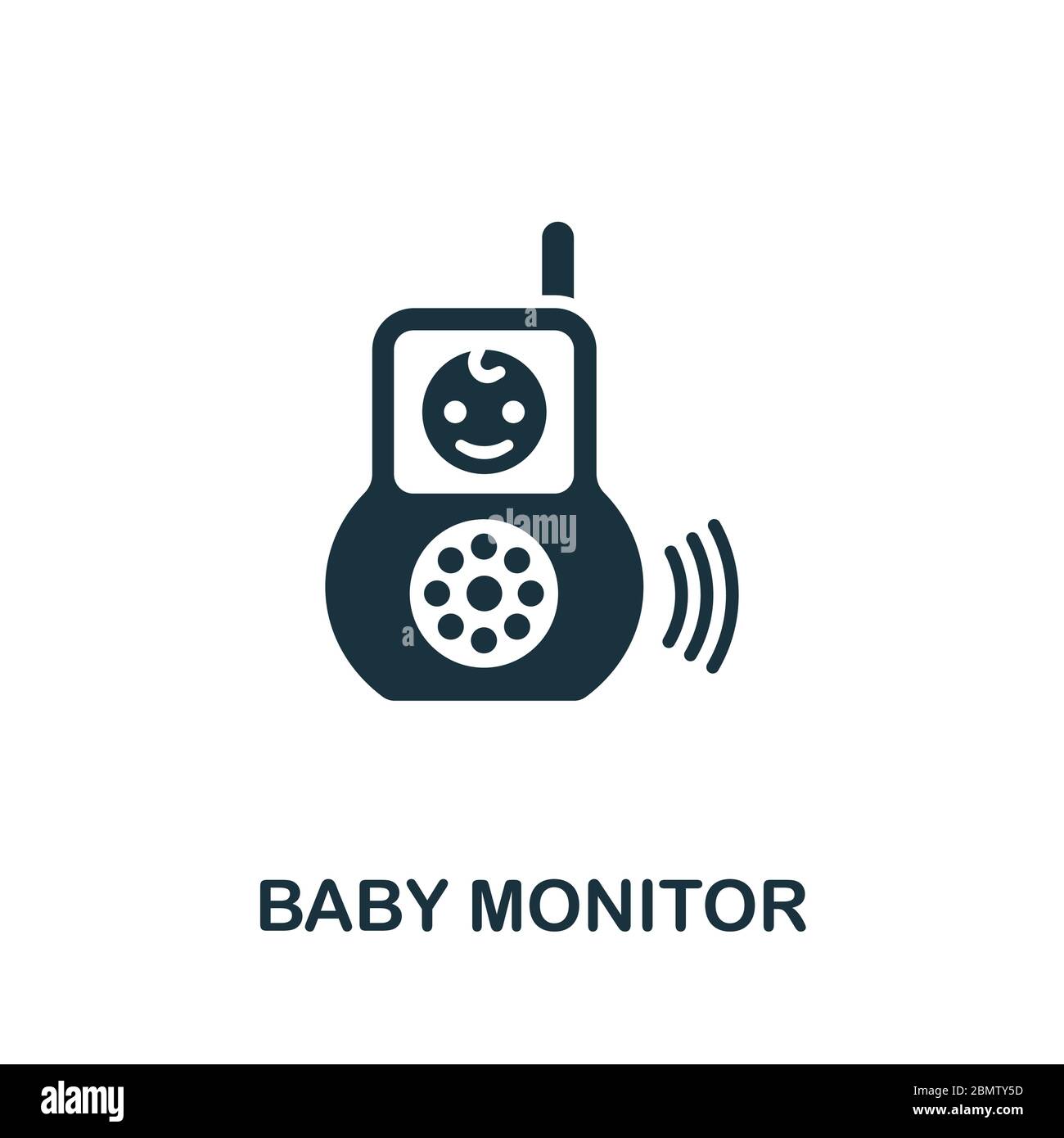 Baby Monitor icon. Simple illustration from wireless devices collection ...