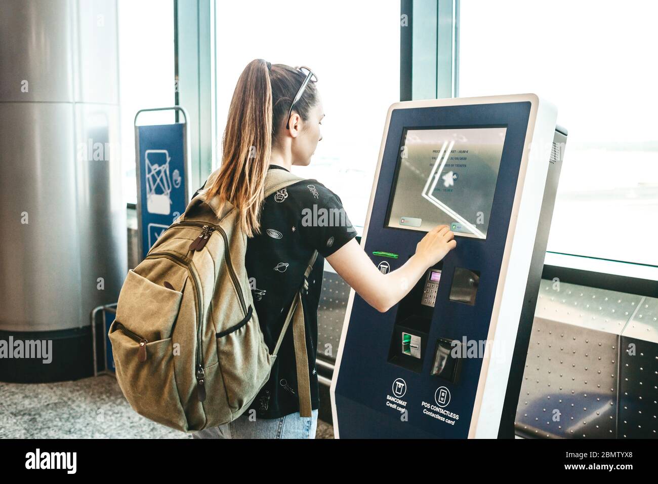 Self service ticket kiosk hi-res stock photography and images - Alamy
