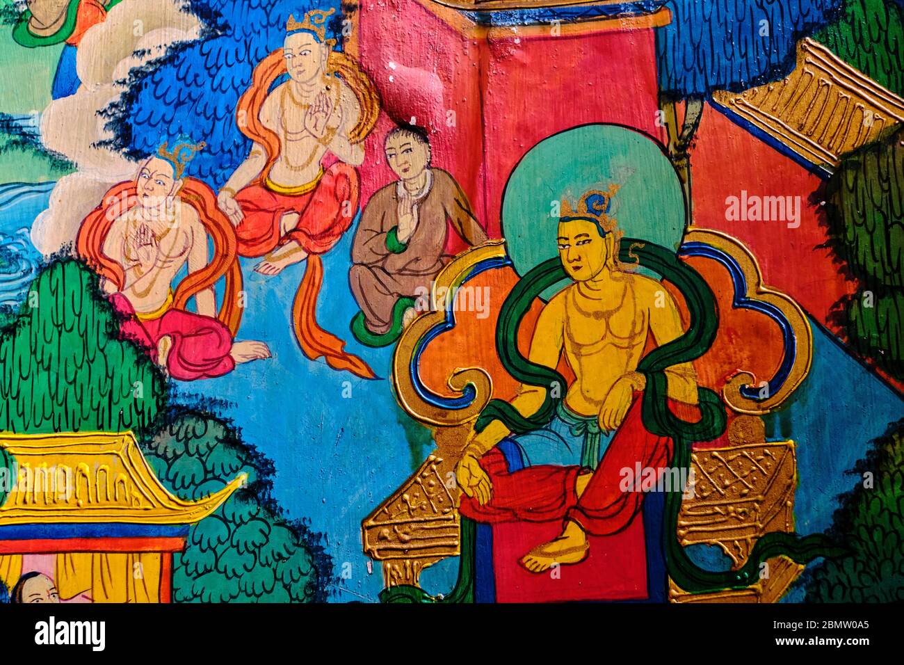 India, West Bengal, Darjeeling, Ghum, Yiga Choeling Monastery Stock ...