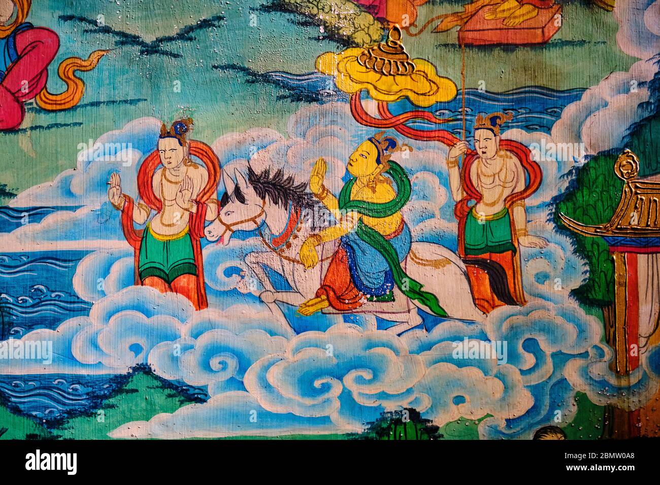 India, West Bengal, Darjeeling, Ghum, Yiga Choeling Monastery Stock ...