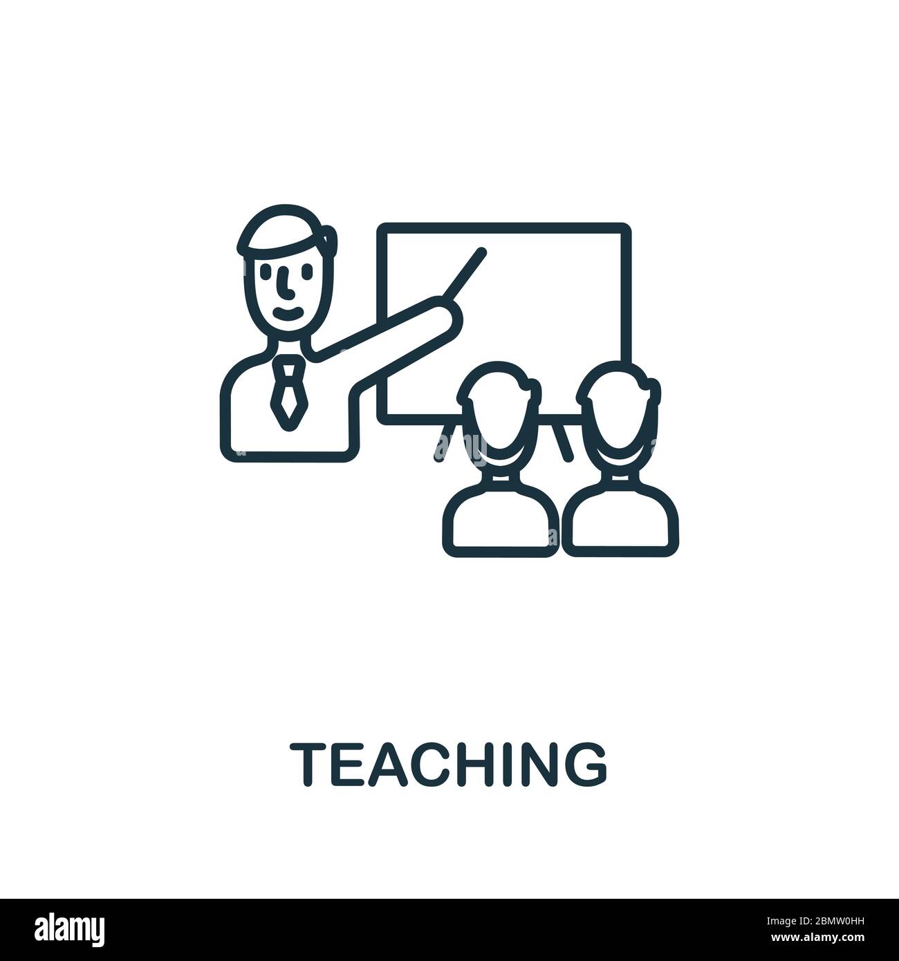 Teaching icon from business training collection. Simple line Teaching ...