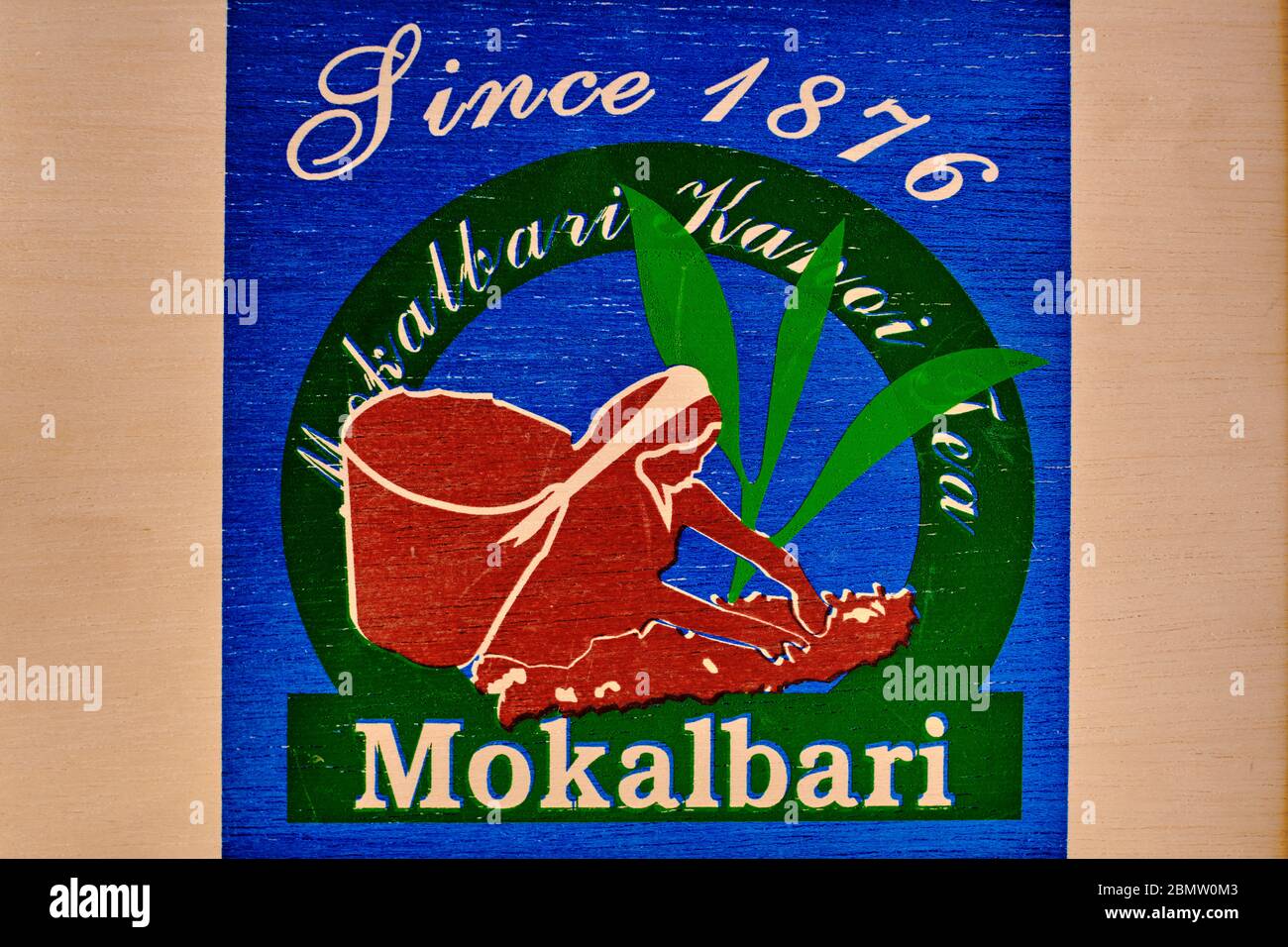 India, West Bengal, Darjeeling, Darjeeling tea box Stock Photo - Alamy