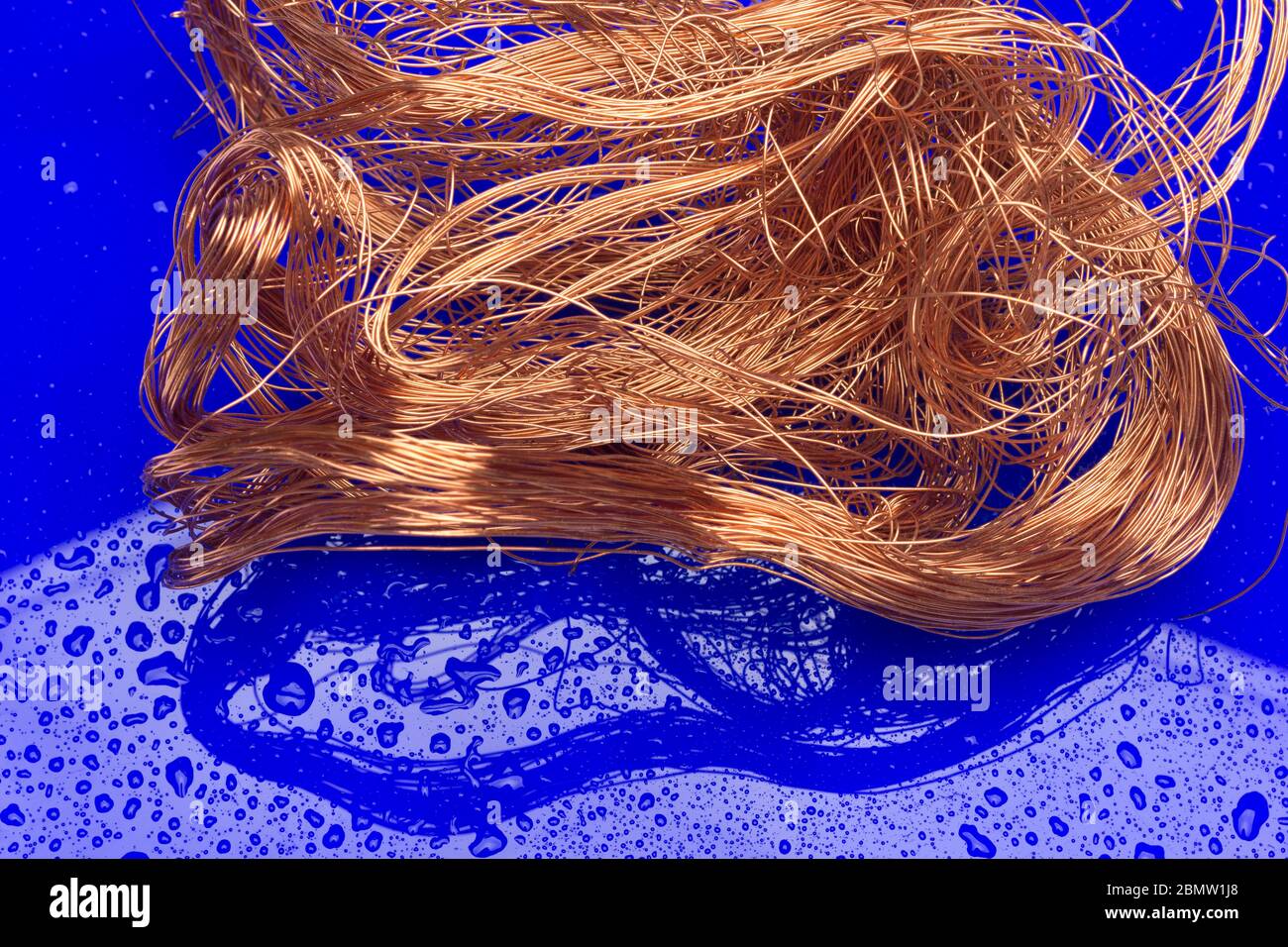 Copper filaments, small transmitting wires and carriers of electric ...