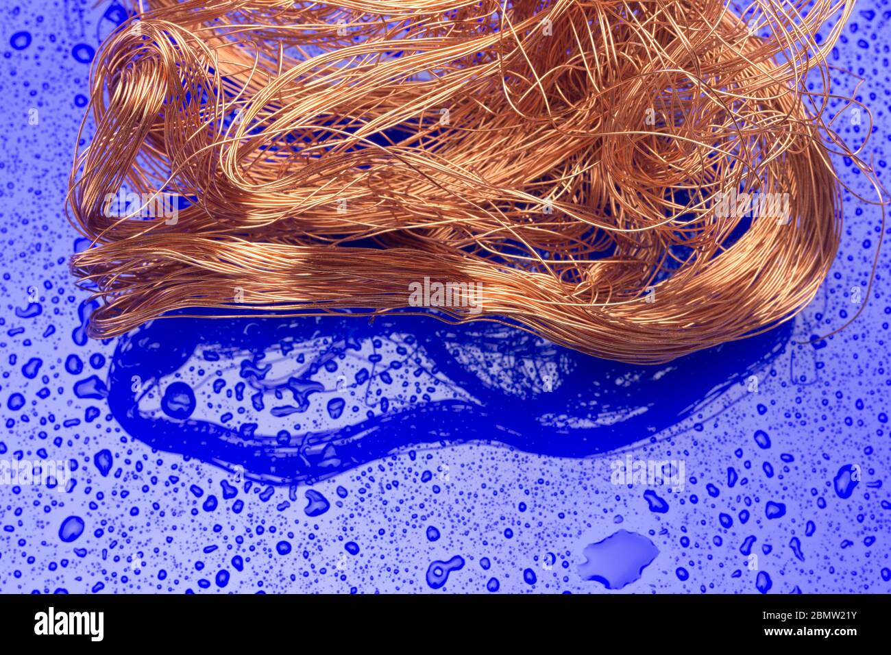 Copper filaments, small transmitting wires and carriers of electric ...