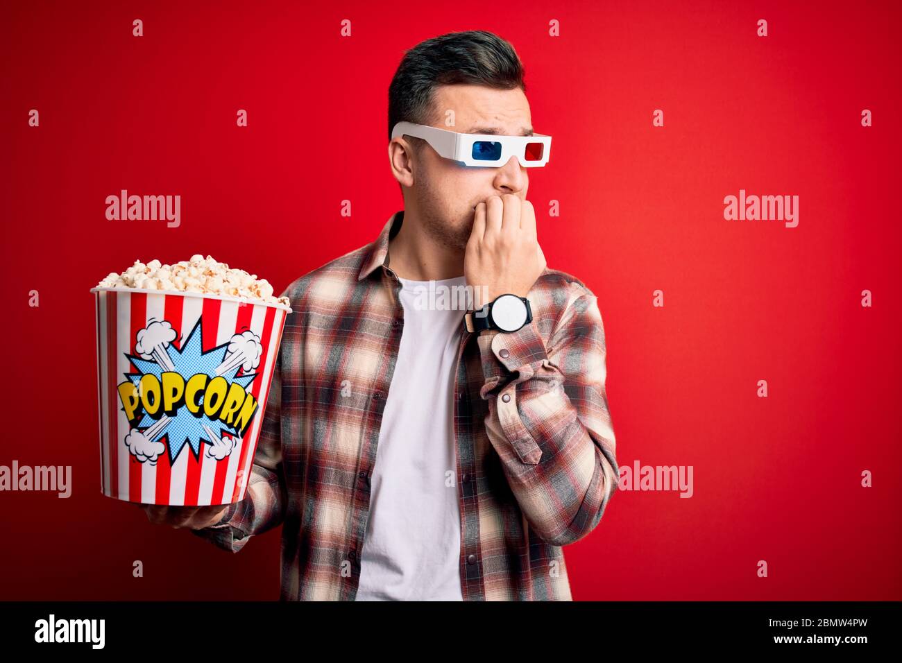 Shy young man watching hi-res stock photography and images - Alamy