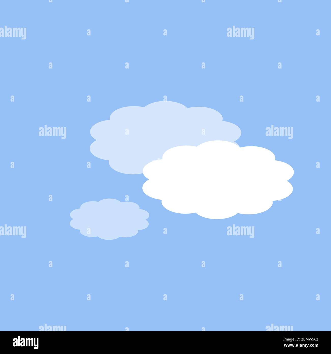 Blue Sky and Clouds Together Stock Photo - Alamy