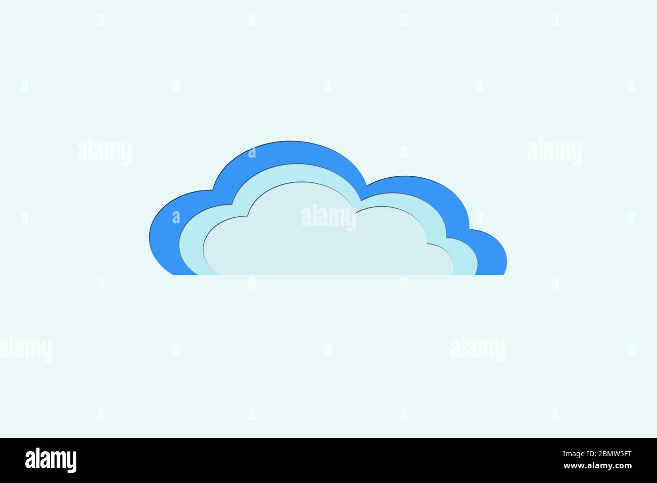 Blue Sky and Clouds Together Stock Photo - Alamy