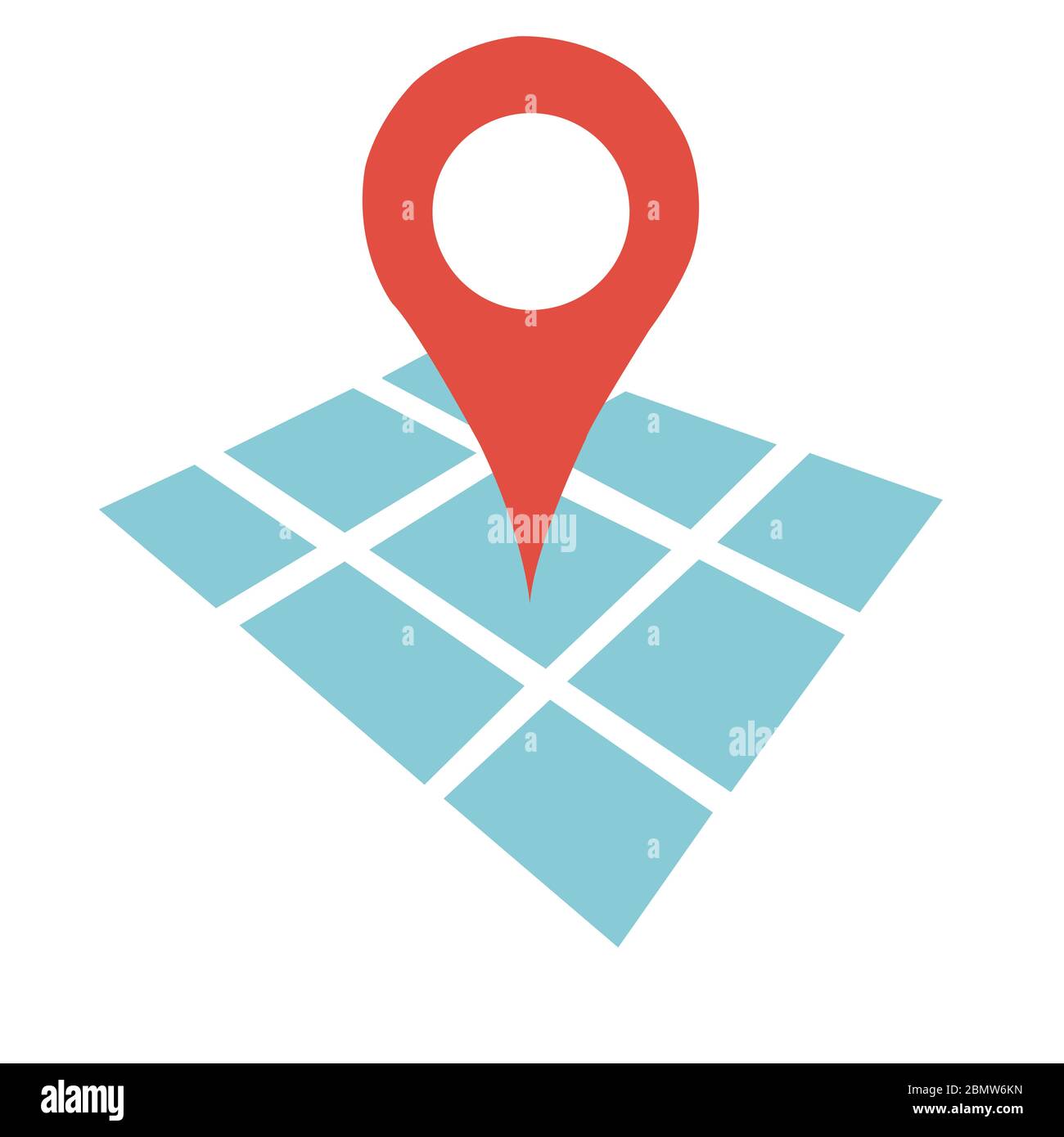 Map Markers ve Location Pin Stock Photo - Alamy