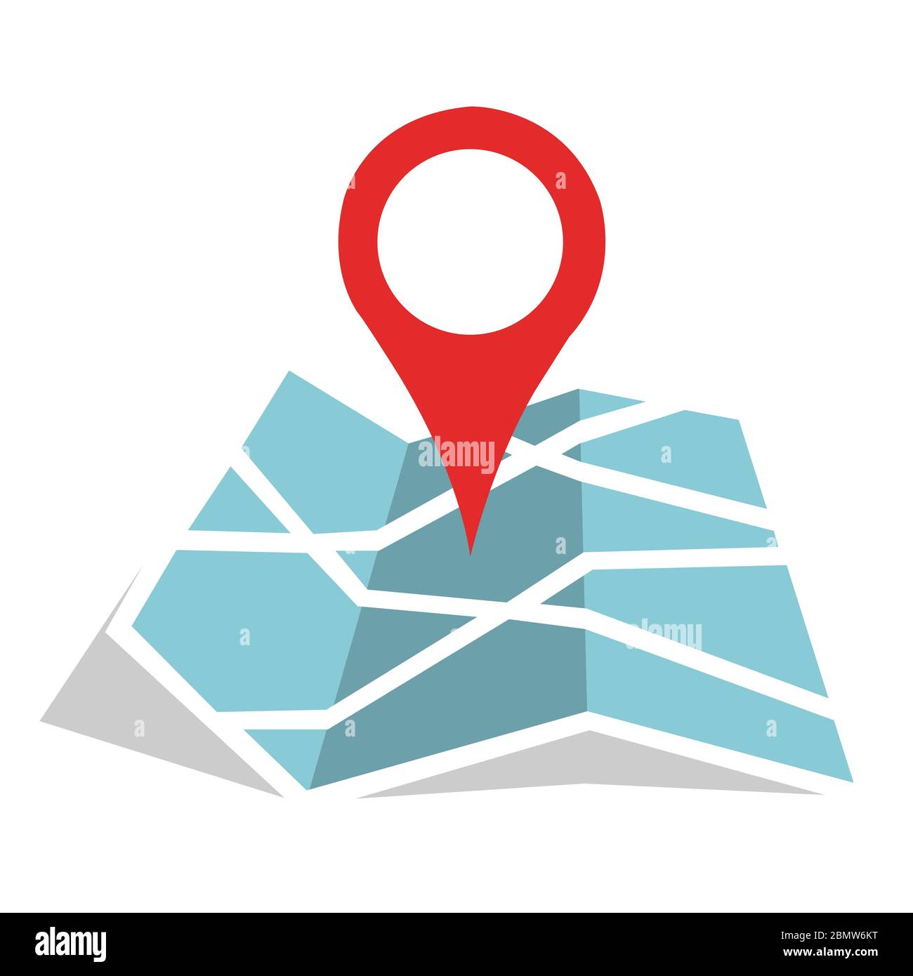Map Markers ve Location Pin Stock Photo - Alamy