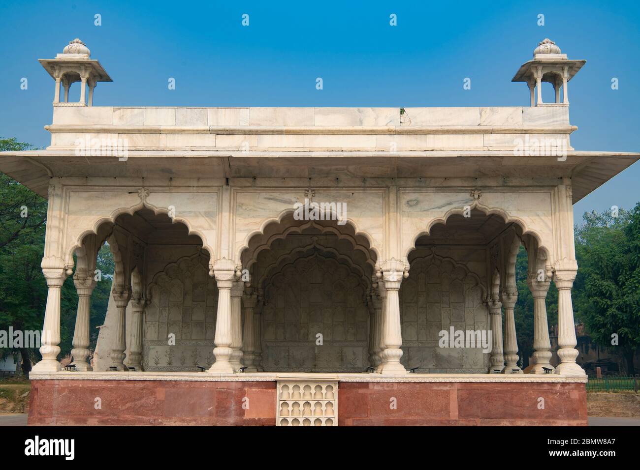 Bhadon pavilion Red Fort Delhi India Stock Photo - Alamy