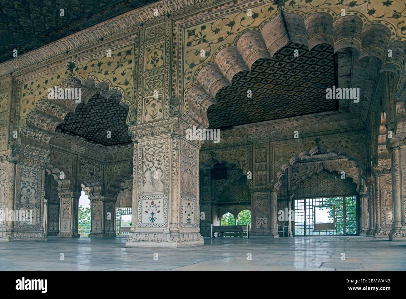 Rang Mahal Red Fort Delhi India Stock Photo - Alamy