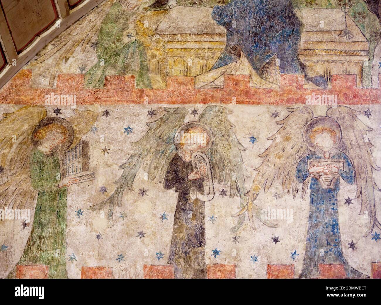 Kloster Lorsch, Königshalle, Fresken innen, UNESCO Weltkulturerbe ...
