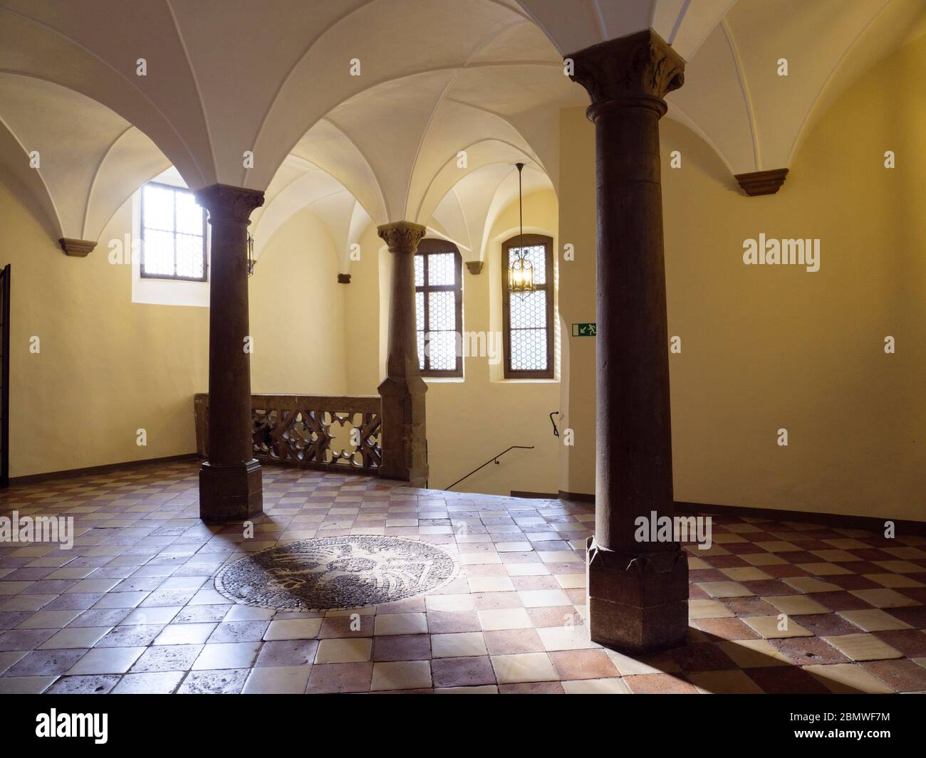 Regensburg, Altstadt, Rathaus Eingangshalle, UNESCO Welterbe, Bayern ...