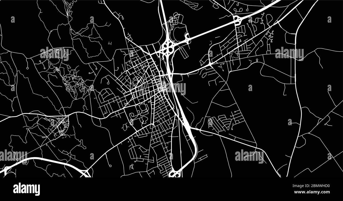Urban vector city map of Concord, USA. New Hampshire state capital ...