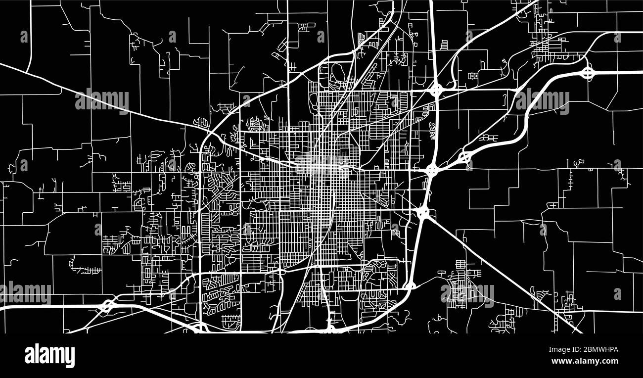 Map of springfield hi-res stock photography and images - Alamy