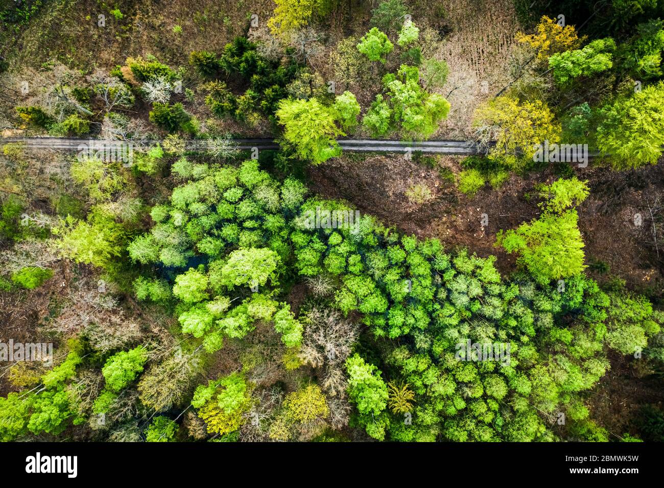 Aerial static top down view hi-res stock photography and images - Alamy