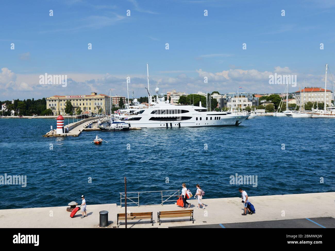 Views of Zadar from the promenade near the Sea Gate Stock Photo - Alamy