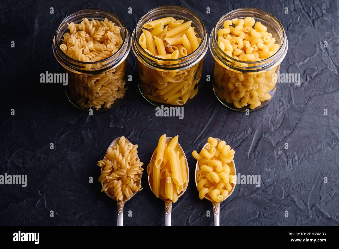 Silver spoons and jar hi-res stock photography and images - Alamy