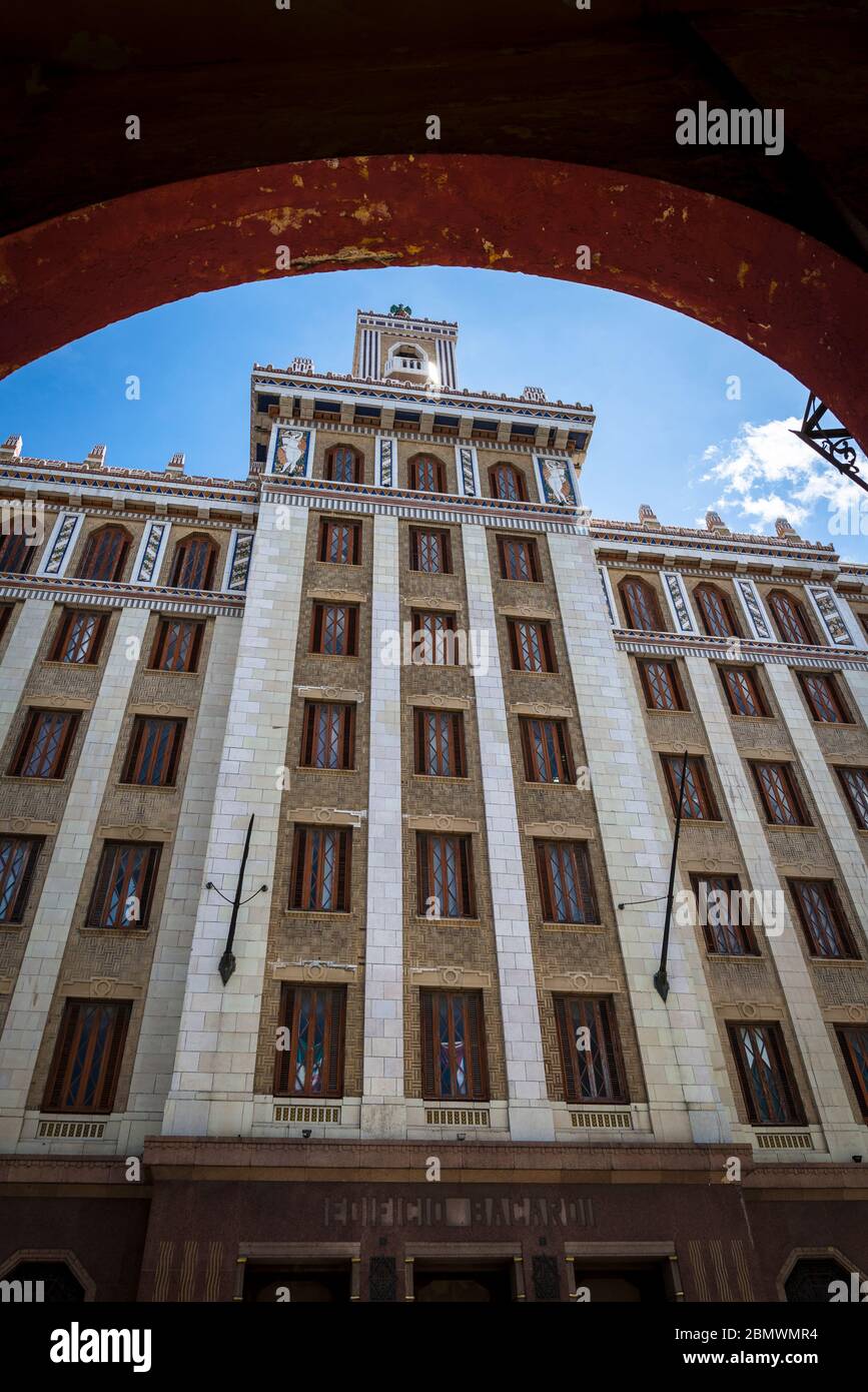 Bacardi Building, an Art Deco Havana landmark built in 1930, Havana ...