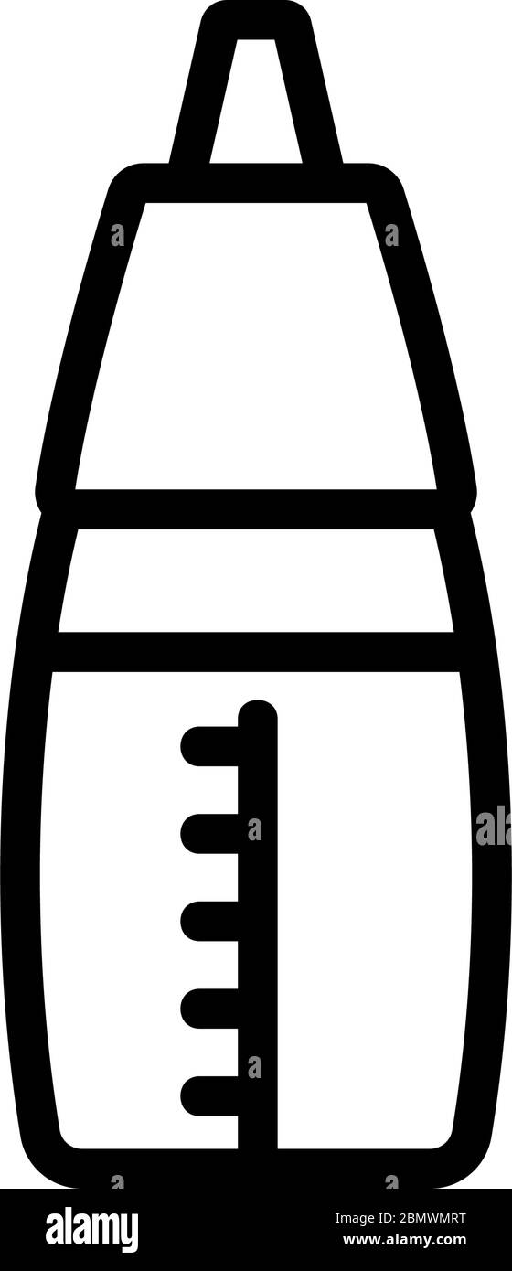 oil can with measuring icon vector outline illustration Stock Vector ...