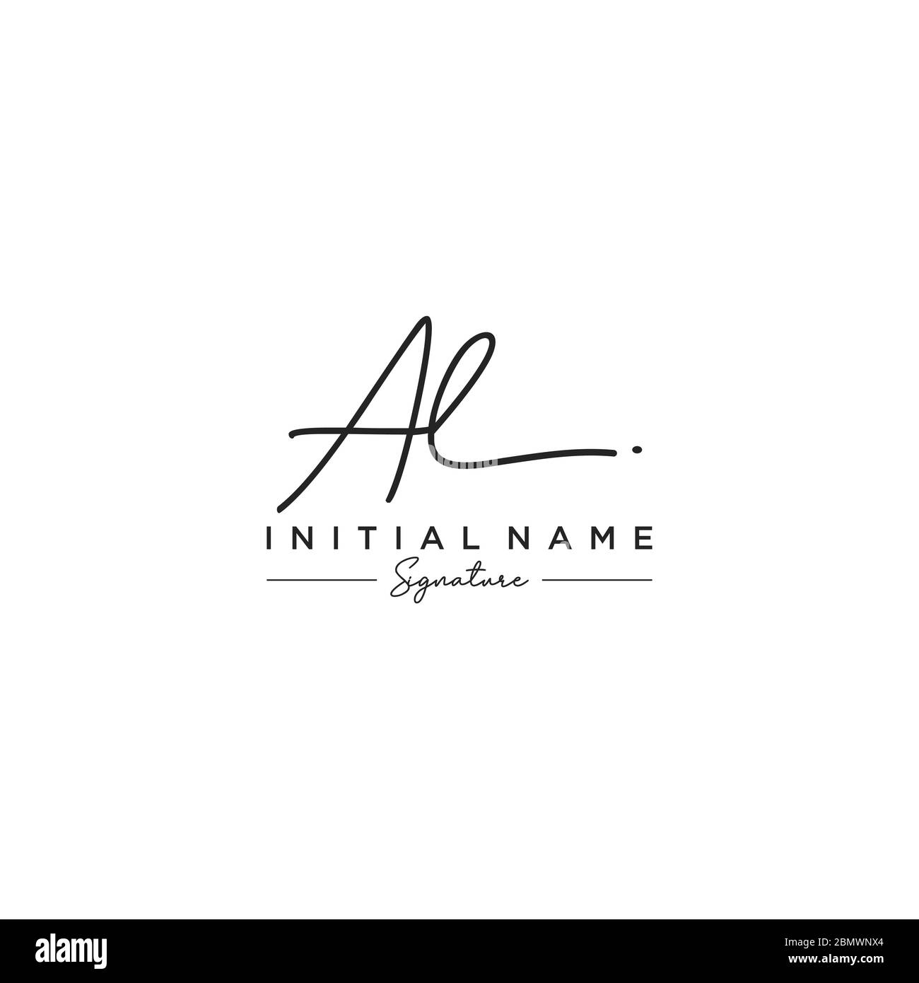 Letter al vector vectors hi-res stock photography and images - Alamy