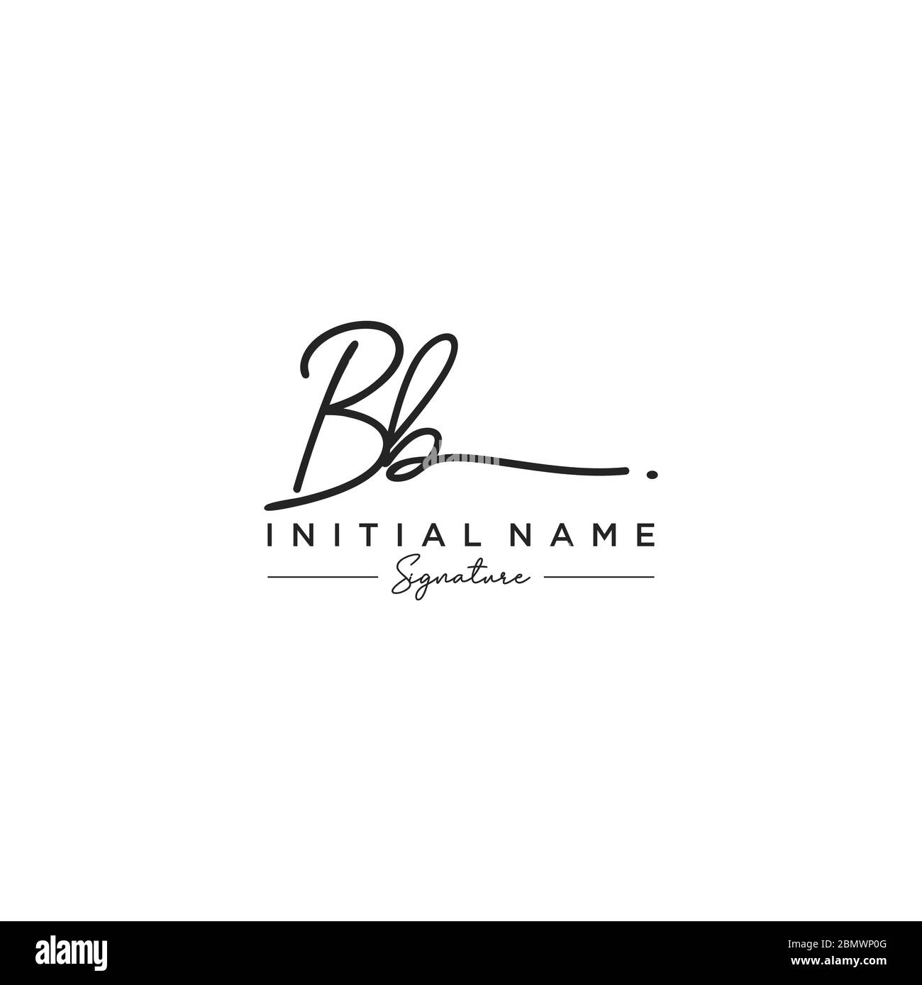 Bb initials logo hi-res stock photography and images - Alamy