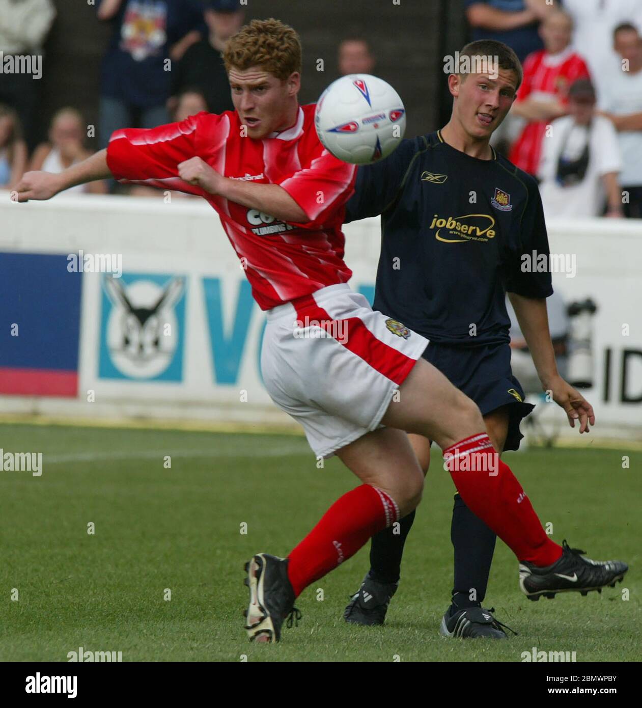 DAGENHAM, UK. JULY 19: Chris Piper of Dagenham during a Friendly ...