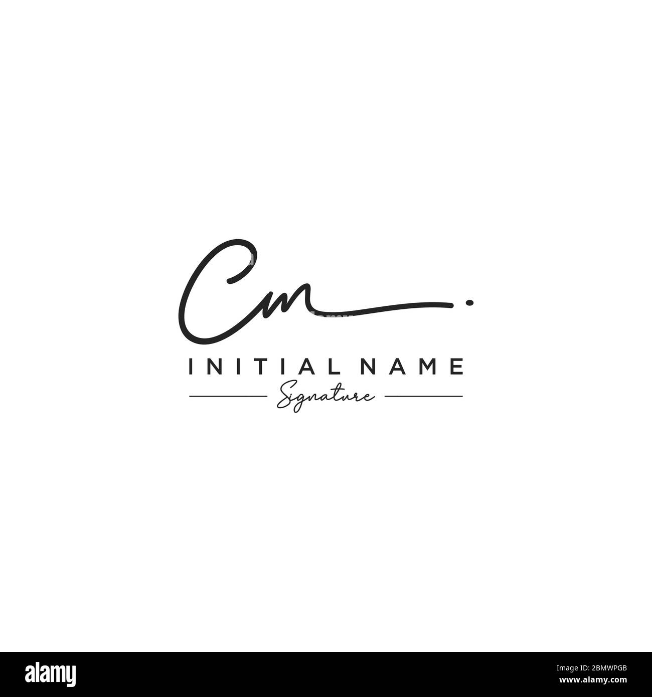 Cm letter logo hi-res stock photography and images - Alamy
