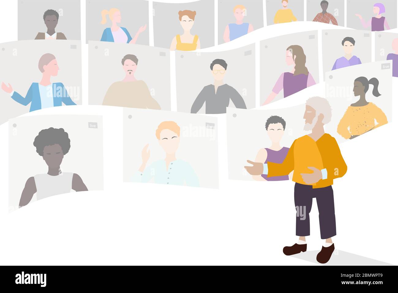 Lecturer Stock Vector Images - Alamy