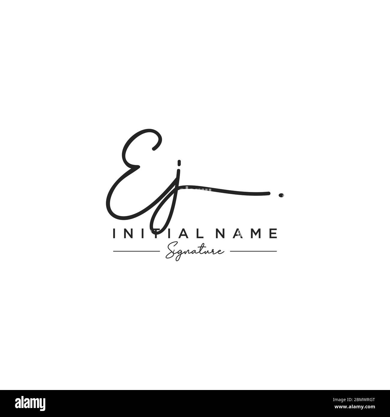 Ej signature Cut Out Stock Images & Pictures - Alamy
