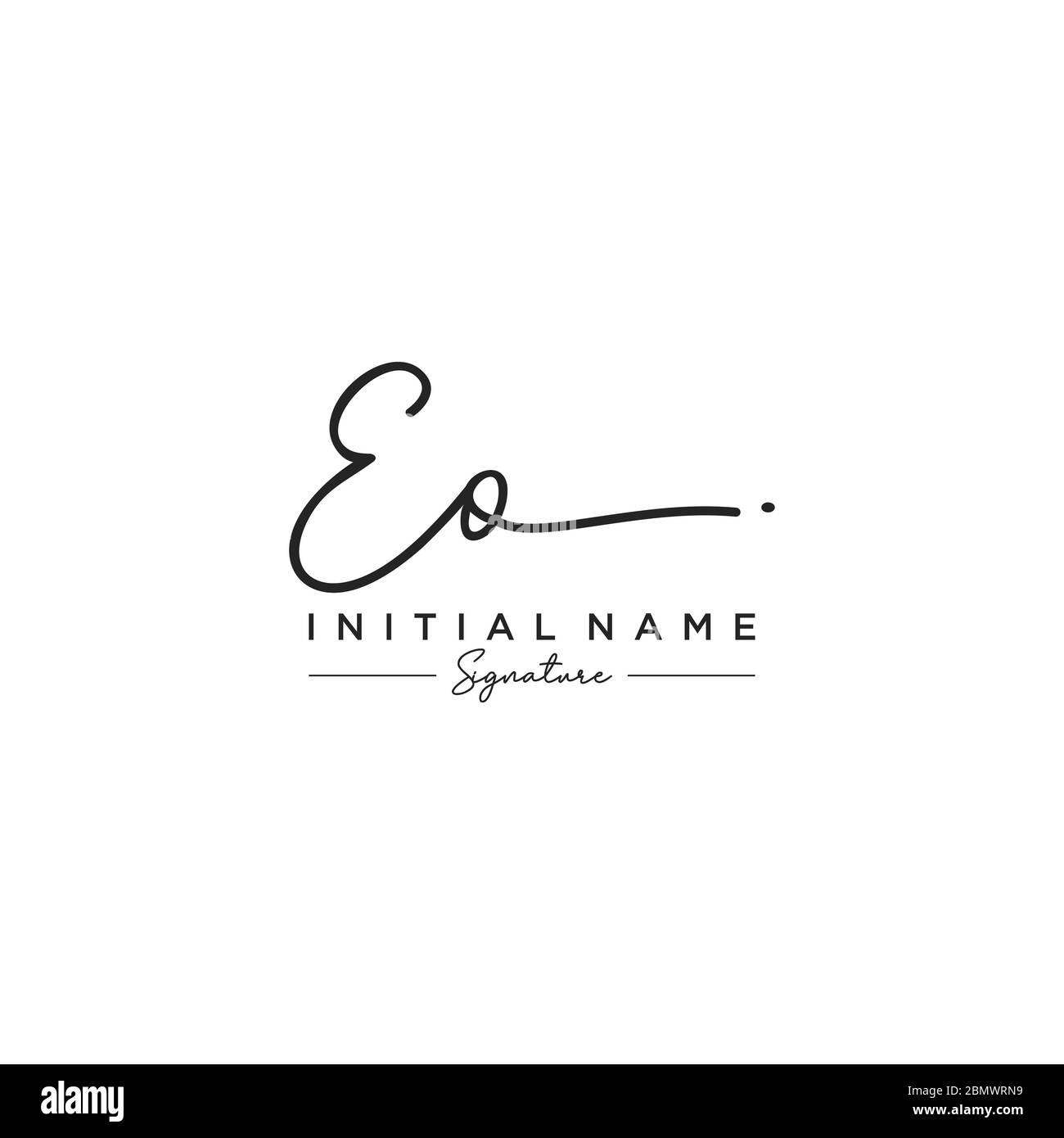 Eo letter Stock Vector Images - Alamy