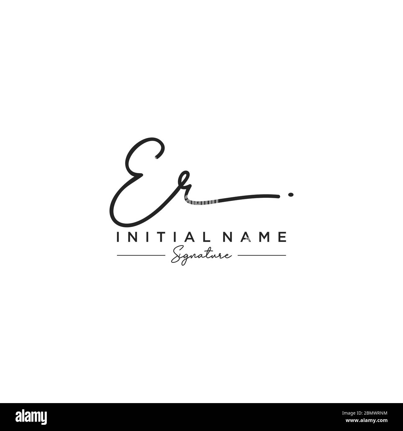Letter er vector vectors hi-res stock photography and images - Alamy
