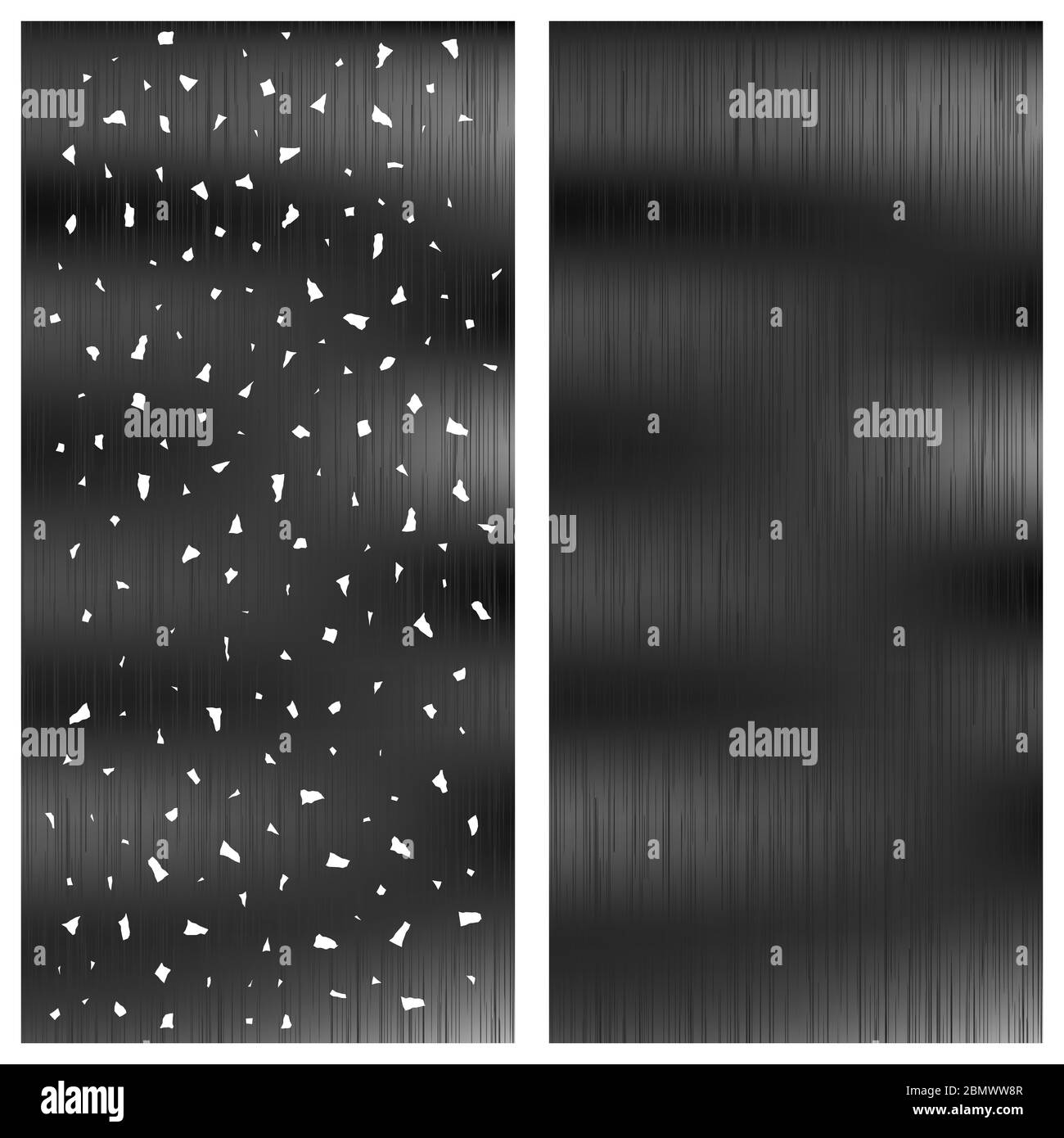 Dandruff Icon Before and After. Damaged Hair. Disease of the Skin Stock ...