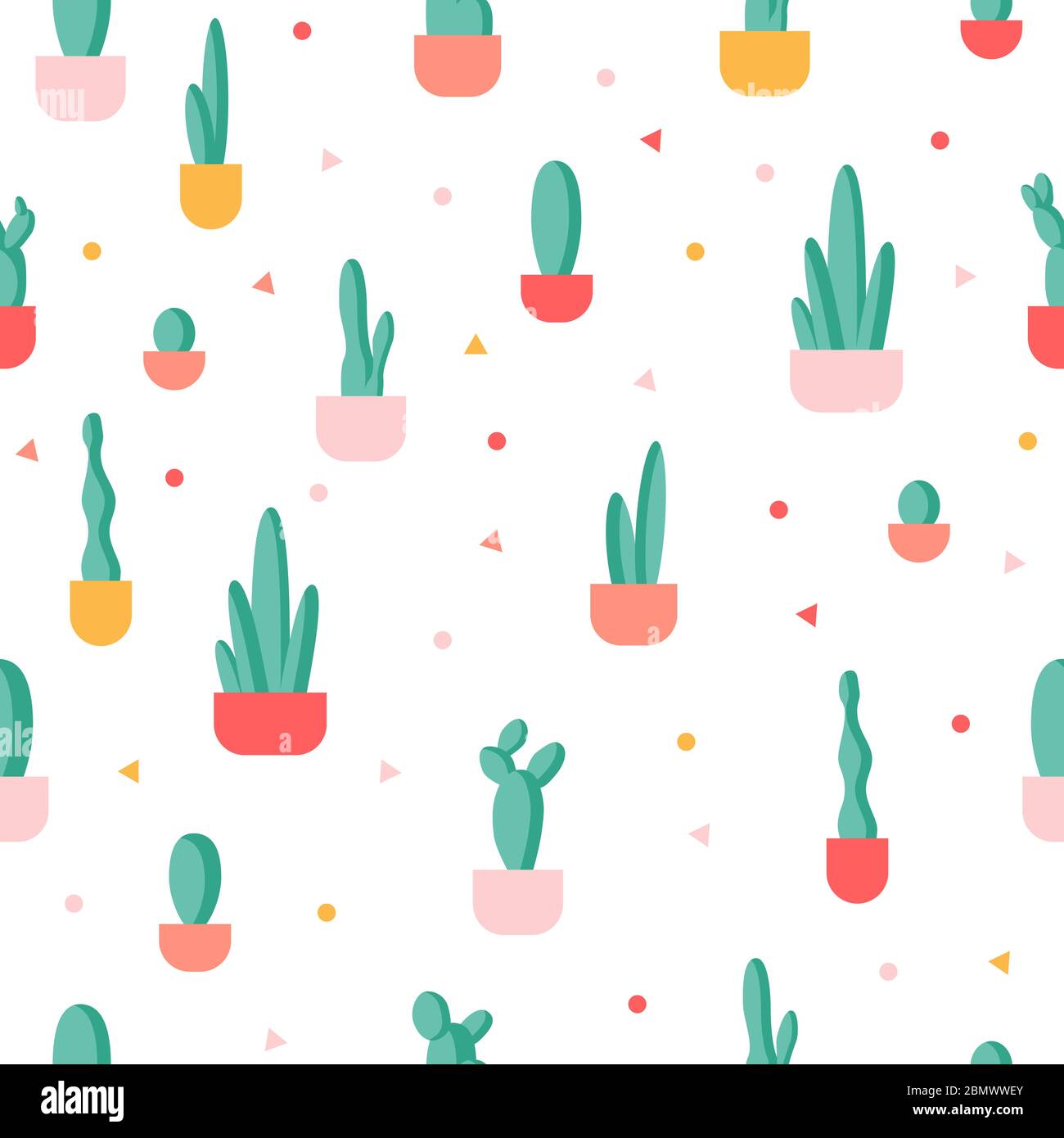 Pretty cactus design Stock Vector Images - Alamy