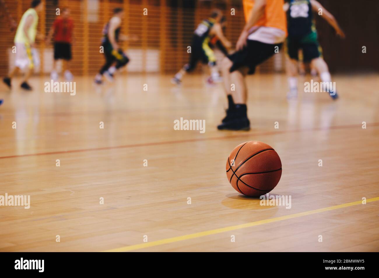 Basketball Training Session. Basketball Game Background. Basketball on ...