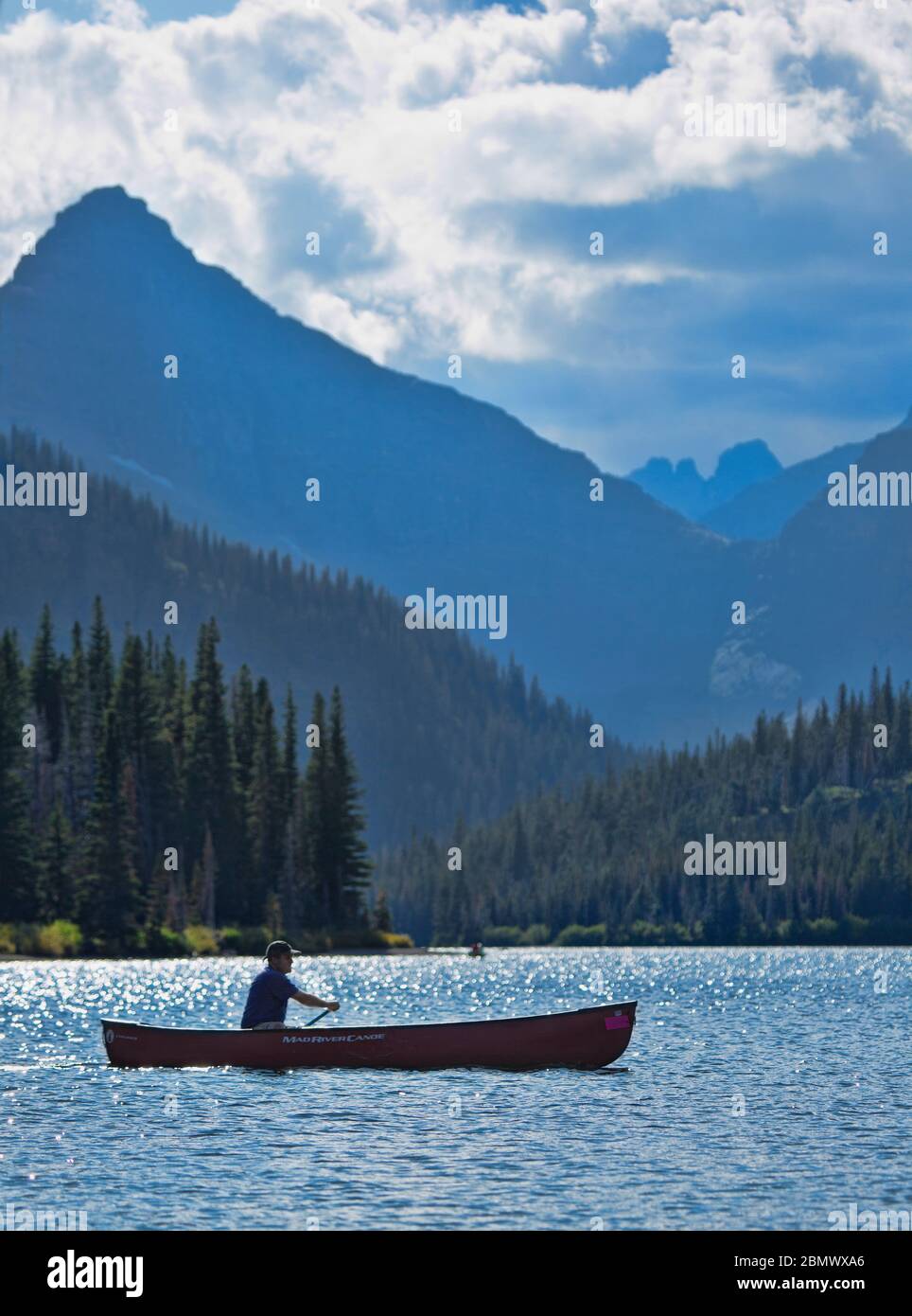 Two Medicine Lake, Montana, Glacier national park Stock Photo - Alamy