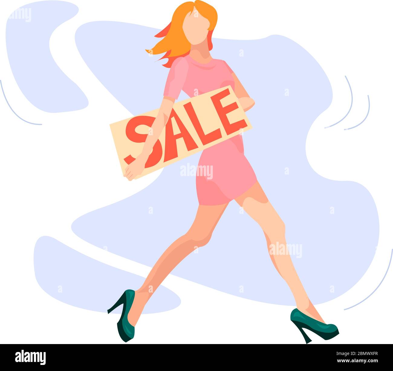 Female sales promoter hi-res stock photography and images - Alamy