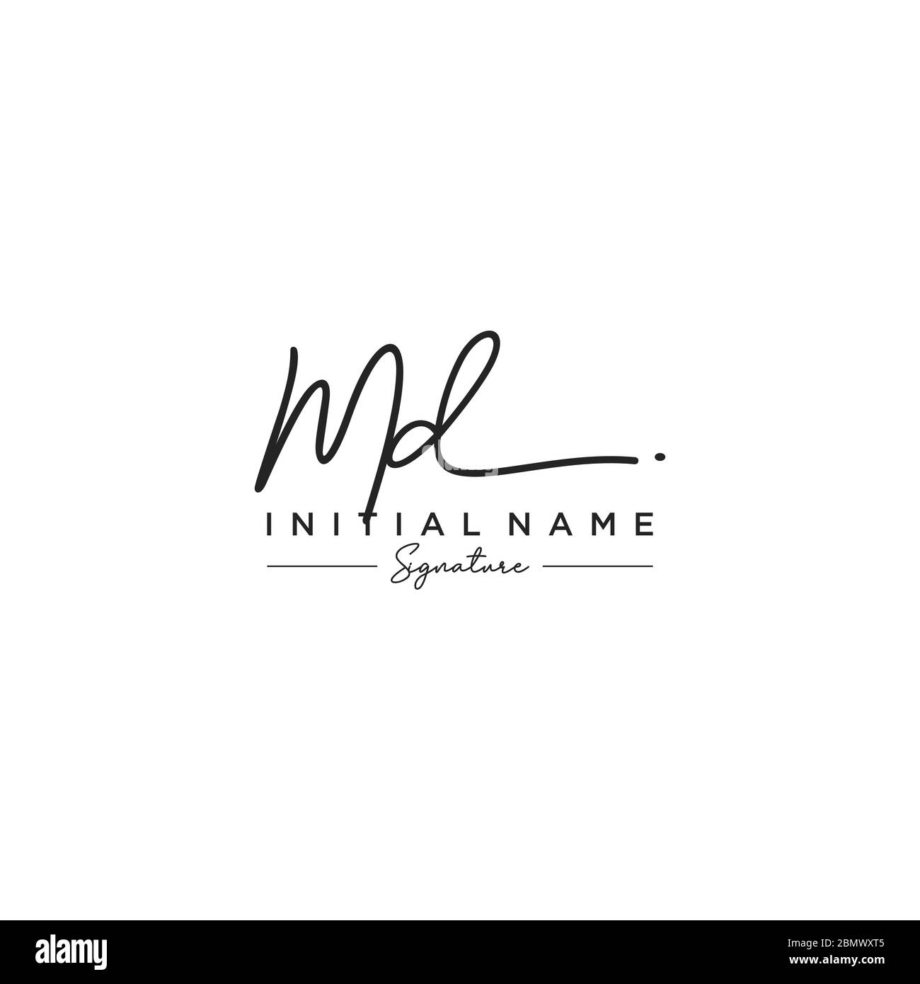 Md signature Cut Out Stock Images & Pictures - Alamy