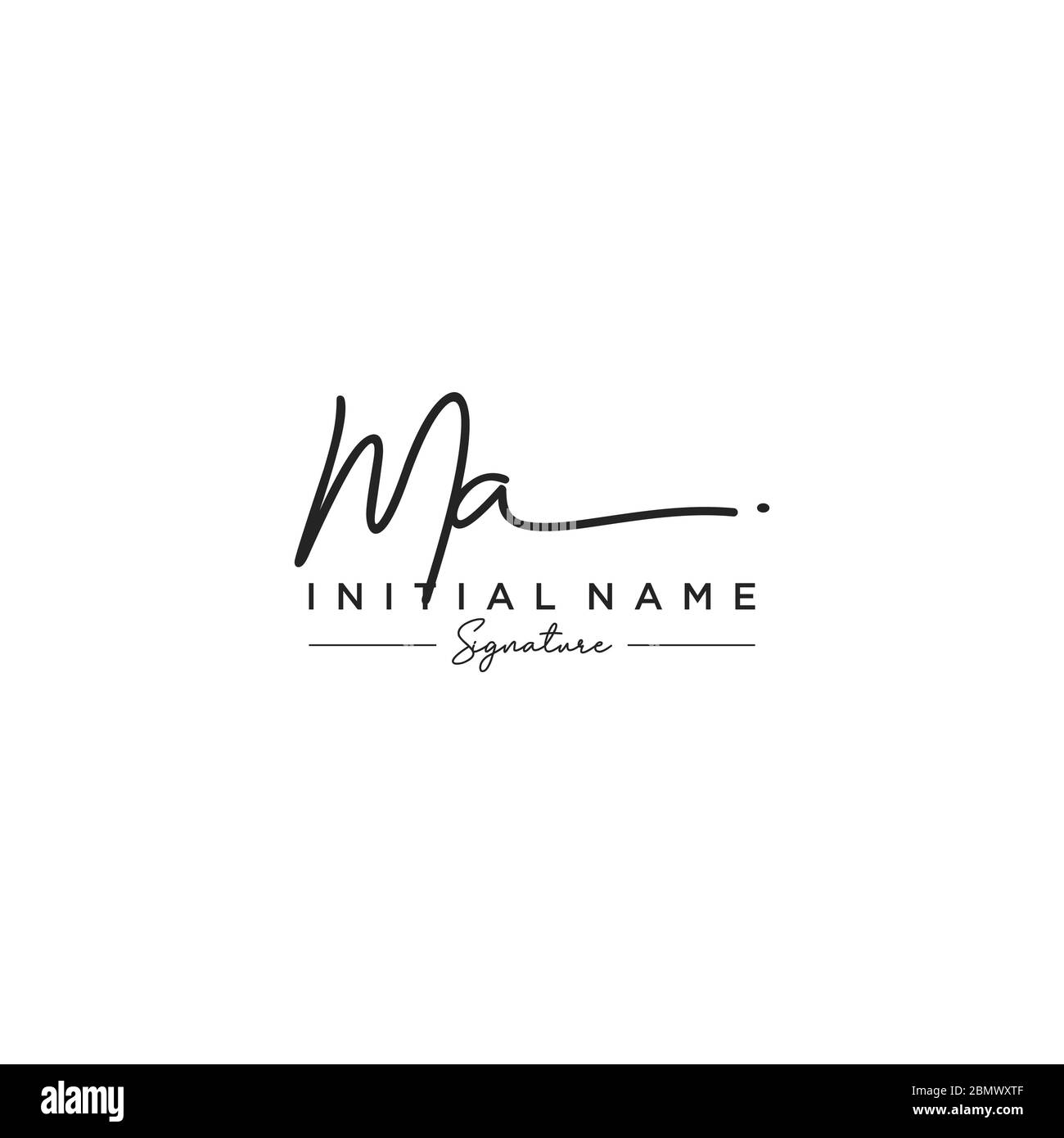 Ma letter Stock Vector Images - Alamy