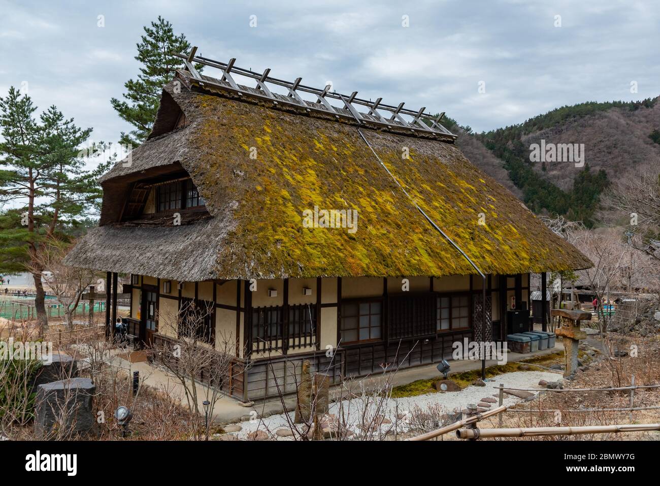 Old Japanese houses Stock Photo - Alamy