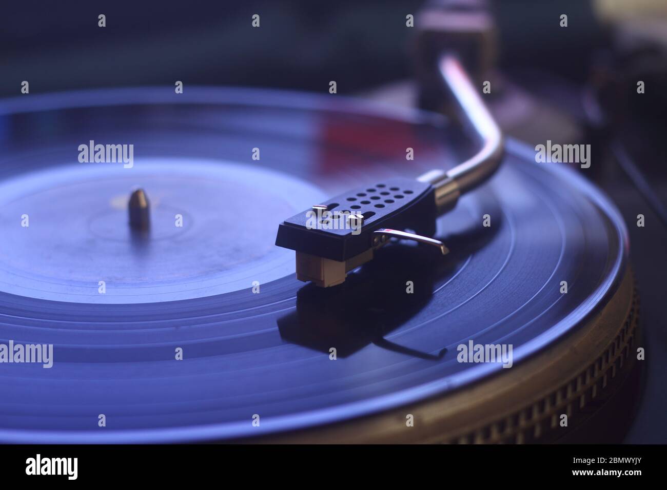 old vinyl record with clipping path. DJ Turntable with Vinyl Record ...