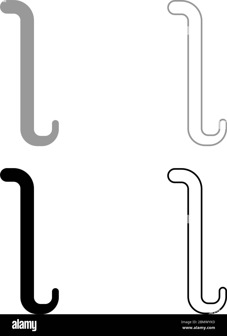 Iota greek symbol small letter lowercase font icon outline set black ...
