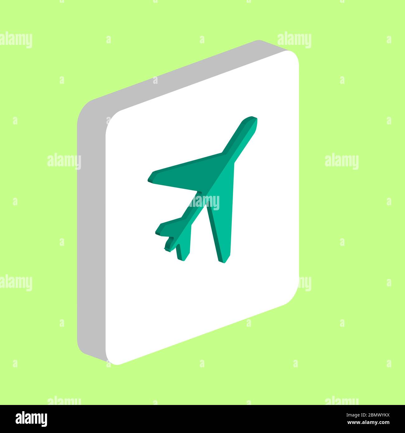 Air Plane Simple vector icon. Illustration symbol design template for ...